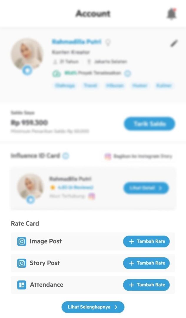 Rate Card, Fitur Baru yang Mudahkan Kolaborasi dengan Brand